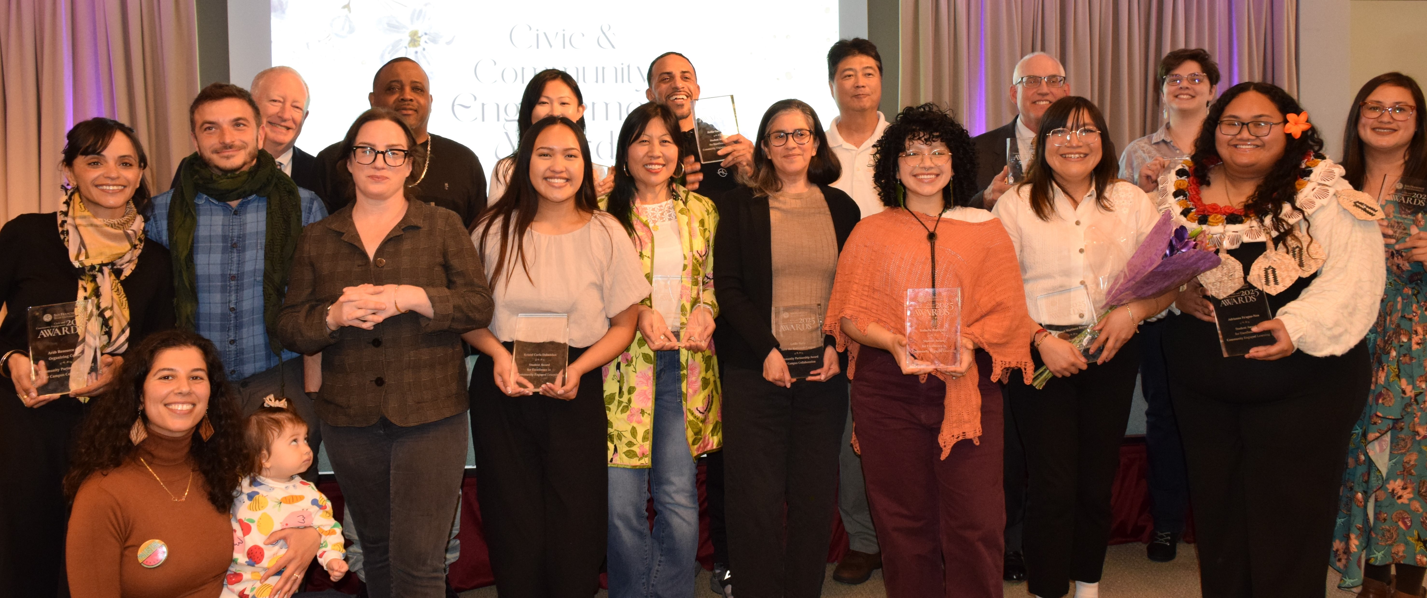 2025 Civic & Community Engagement Awardees | Institute for Civic and Community Engagement (ICCE)